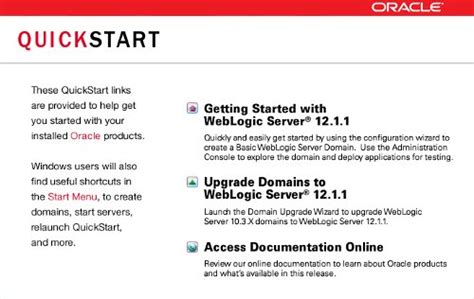 Oracle Base Oracle Weblogic Server Wls 12cr1 12 1 1 Installation On Oracle Linux 5 And 6