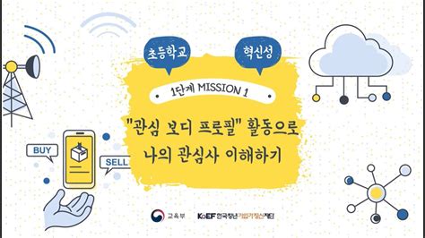 초 ‘관심 보디 프로필 활동으로 나의 관심사 이해하기 Youtube