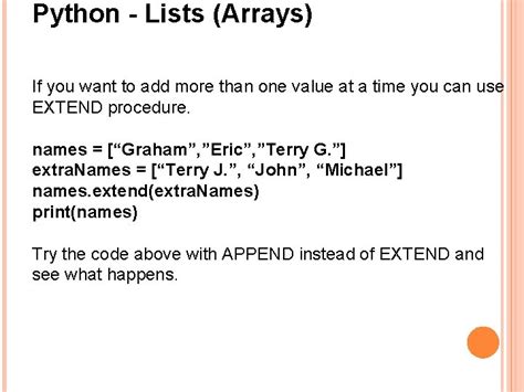 Python Lists Arrays Whats A List Nb In