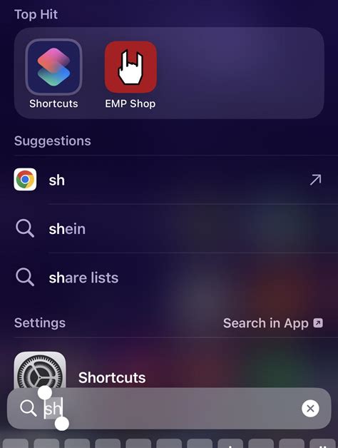 clear searchbar r shortcuts
