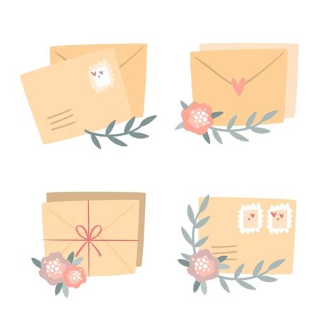 편지봉투 일러스트 벡터 Freepik에서 무료 고품질 벡터를 다운로드하세요 Freepik