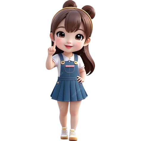 Cute Chibi Girl Shirt Designs Design Elements Asset Design Png