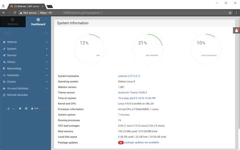 How To Install Webmin Debian Tutorials