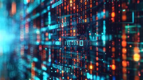Digital Data Concept Binary Code Stock Illustration Illustration Of