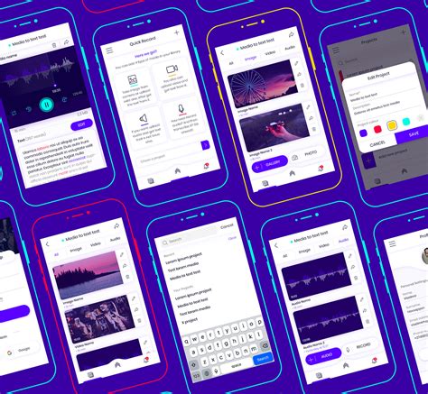 Media To Text Mobile App Design On Behance