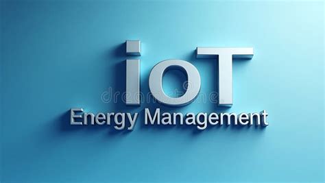 Innovative Iot Energy Management System Enhancing Efficiency And Sustainability Stock