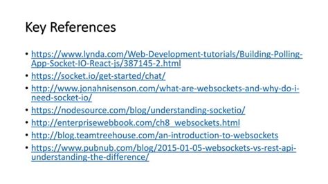 Introduction To Websockets Presentation Pdf