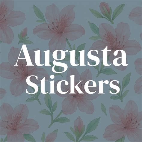 Augusta Stickers Links And Legends