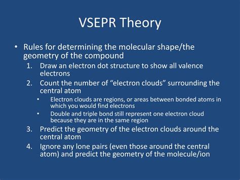 PPT VSEPR Theory PowerPoint Presentation Free Download ID