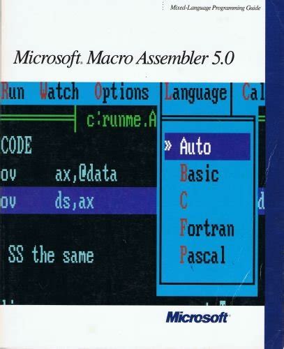 Microsoft Macro Assembler 50 Mixed Language Programming