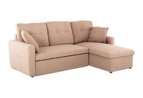 Ъглов диван за хол за спане Hm3238 02 бежов ракла Мебели АРЕНА