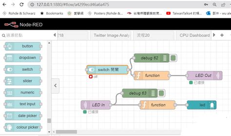 Alex9ufo 聰明人求知心切 Node Red Mqtt Led