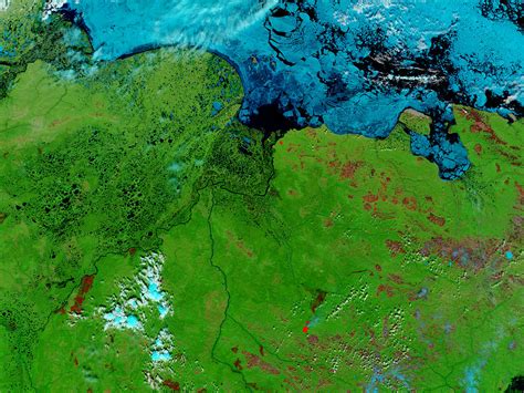 Siberia (false color)