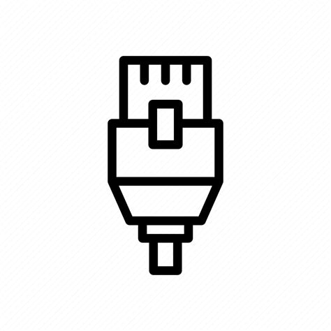 Connector Datacable Hardware Usb Wire Icon Download On Iconfinder