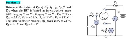 Solved Problem Determine The Values Of Chegg Com