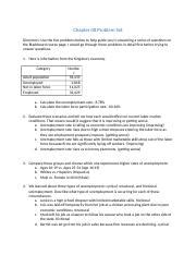 OpenStax Macro Ch Practice Done Docx Chapter Problem Set Directions Use The Five