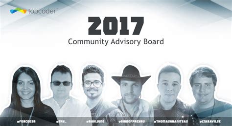 Introducing The 2017 Community Advisory Board Topcoder
