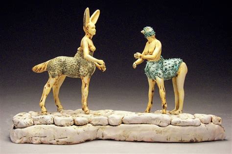 Morning Encounter Sculpture By Magi Calhoun Saatchi Art Sculpture Sculpture Clay Ceramic