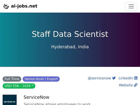 Hiring Staff Data Scientist In Hyderabad India Raimljobs