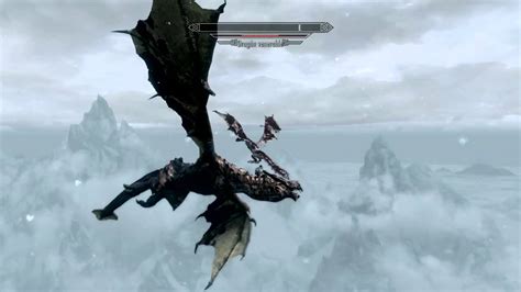 Skyrim Dragonborn Dragon Vs Dragon Youtube