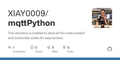 Github Xiay Mqttpython This Directory Is Created To Store All The Mqtt Publish And
