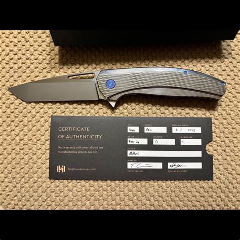 Bladebinge Hog House Knives Veli