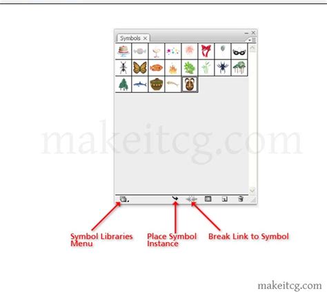 using symbols panel in adobe illustrator
