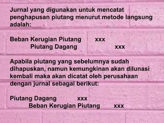 Penghapusan Piutang Pptx