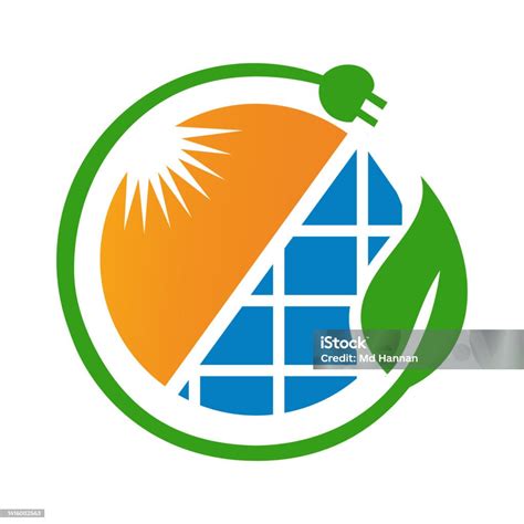 태양 에너지 로고 태양 에너지 로고 디자인 개념 태양 잎 및 전기 플러그 태양 전지 패널 벡터 템플릿 0명에 대한 스톡 벡터 아트 및 기타 이미지 Istock