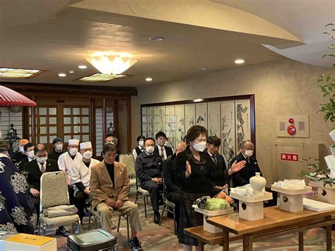 九重悠々亭 安全祈願祭 河津建設株式会社