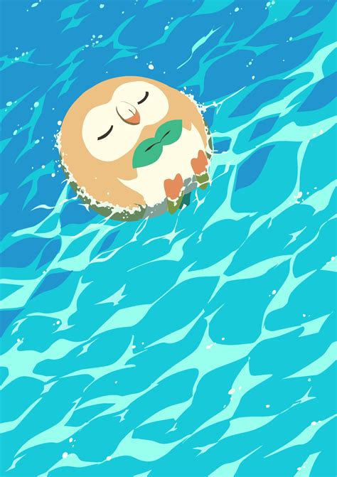 Rowlet Pokemon Drawn By Youko Shima Danbooru