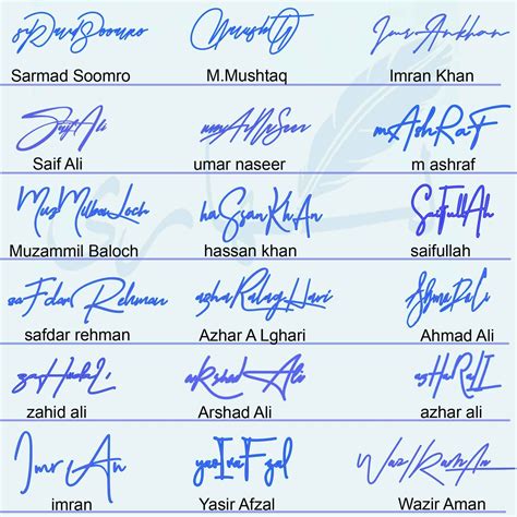 Print Name And Signature Template