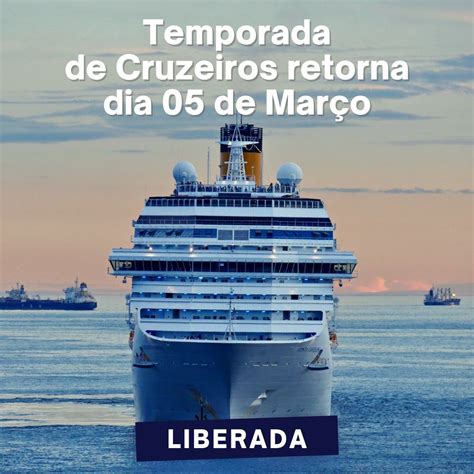 Liberada Temporada De Cruzeiros No Brasil Território Livre