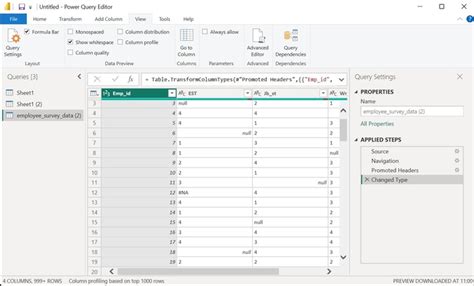 Data Discrepancy And Reshaping Data