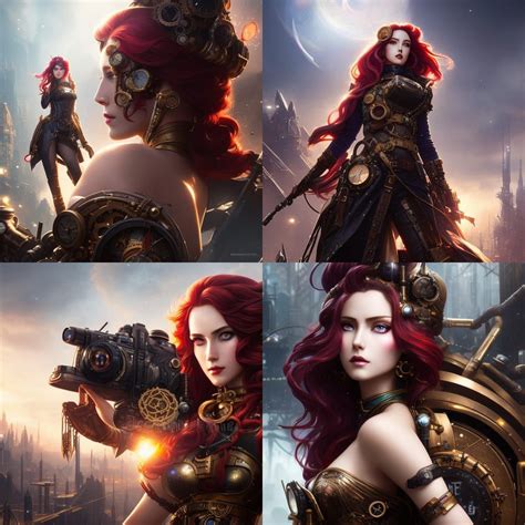 Steampunk Goddess Ai Generated Artwork Nightcafe Creator