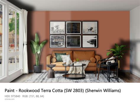 Sherwin Williams Rookwood Terra Cotta Sw 2803 Paint Color Codes