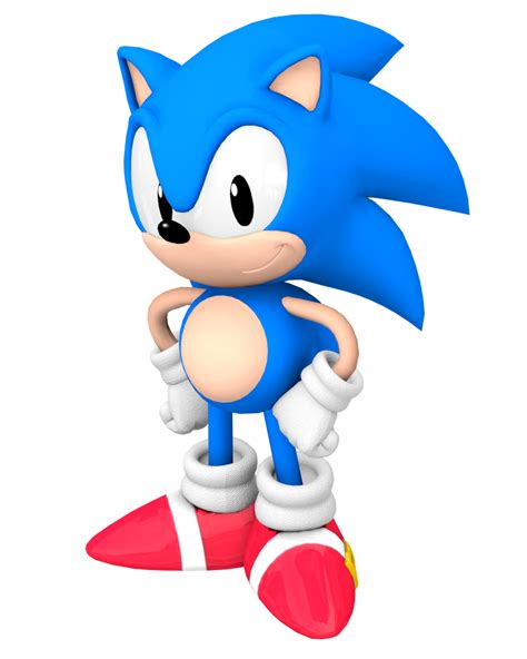 Classic Sonic Sonic The Hedgehog 2 Render By Bandicootbrawl96 On