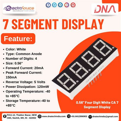 Dna Technology On Linkedin Segment Display Four Digit White