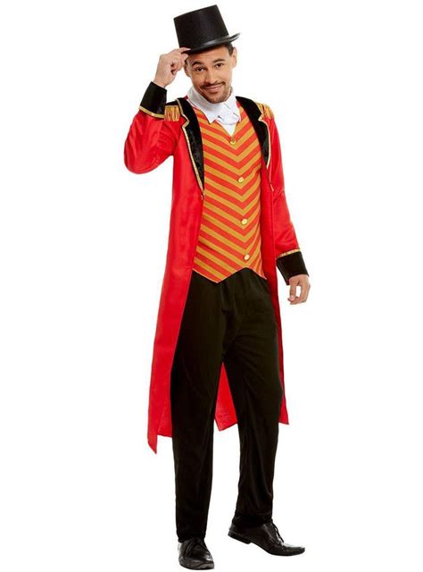 Circus Ringmaster Pt Barnum Deluxe Mens Dress Up Costume Ringmaster