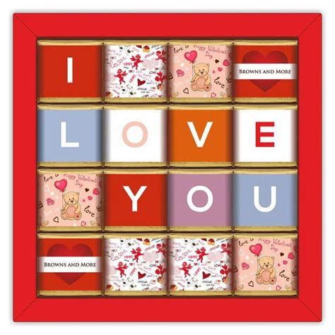 I LOVE YOU 16 PC CHOCOLATE BOX at Rs 480/piece | Valentine Day in ...