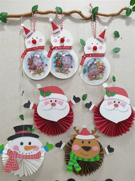 영아반 크리스마스 모빌 만들기 눈사람 모빌 만들기 Diy Christmas Cards Christmas Ornaments Homemade Christmas Art
