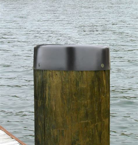 Marine Dock Piling Cap Flat Top Design Piling Cone