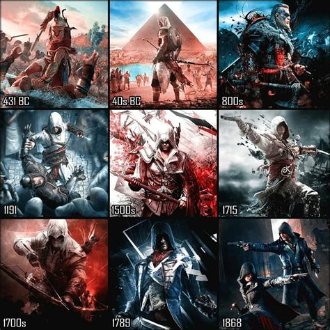 The Assassins Creed Timeline Assassins Creed Legends Facebook