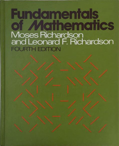 Fundamentals Of Mathematics Book Grocer