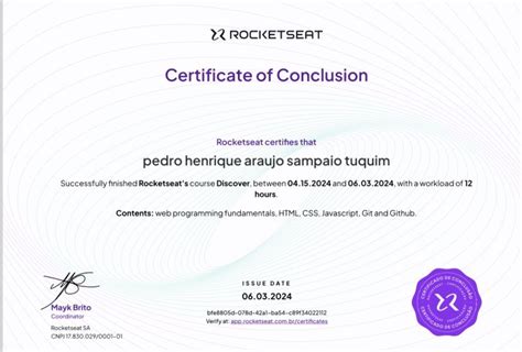 Rocketseat Frontend Javascript Html Css Git Github