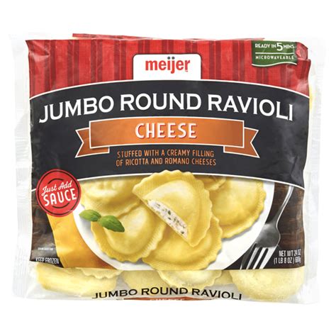 Meijer Jumbo Round Cheese Ravioli 24 Oz Delivery Or Pickup Near Me
