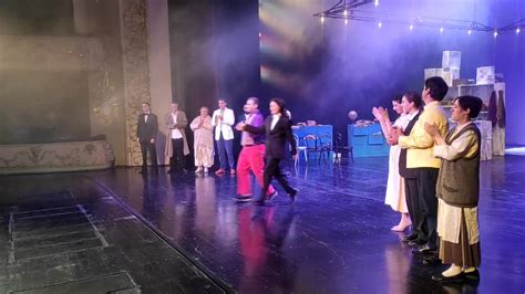 დასრულდა სპექტაკლი ვენეციელი ვაჭარი რეჟ გიორგი შალუტაშვილი დადგმის ხელმძღვანელი რობერტ