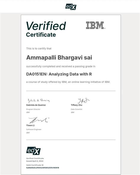 Datascience Rprogramming Edx Ibm Dataanalytics Lifelonglearning Careergrowth
