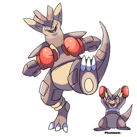 Kangaskhan Fusion By Phatmon On Deviantart