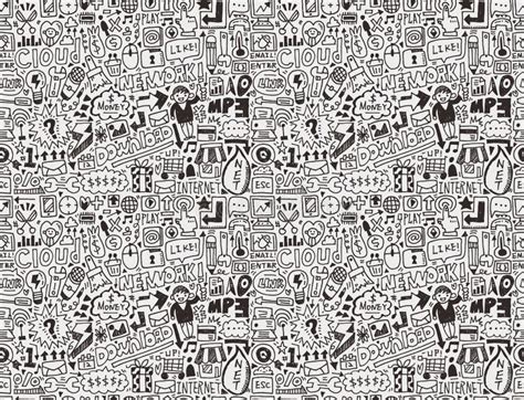 Seamless Internet Network Pattern Stock Vector Illustration Of